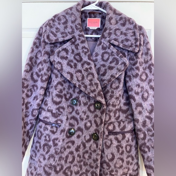 kate spade | Jackets & Coats | Kate Spade Animal Print Coat | Poshmark